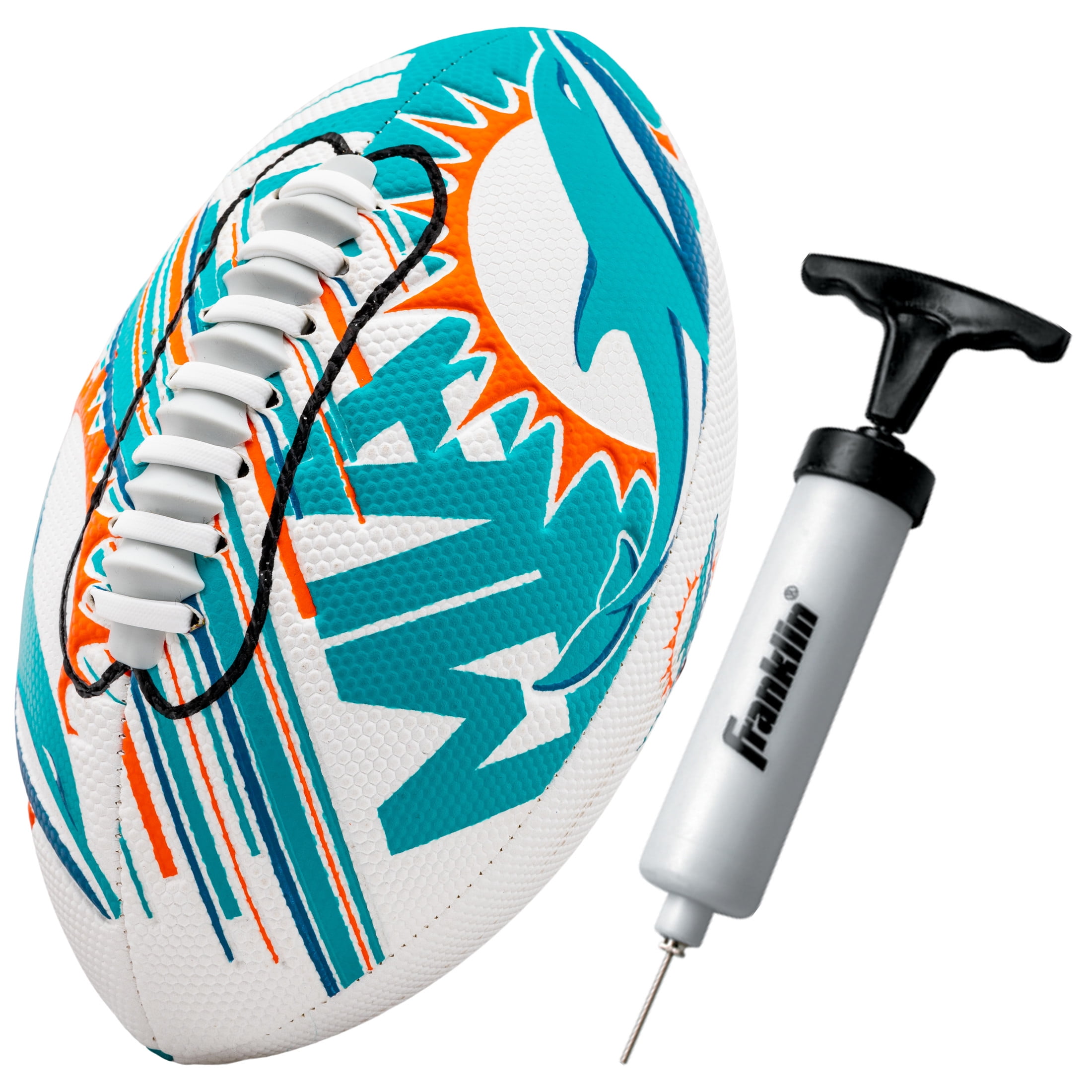 Franklin Sports NFL Miami Dolphins Mini Football 8.5" Easy Grip ...
