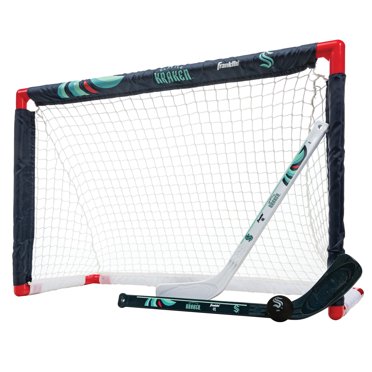 Franklin Sports Mini Hockey Rink Set, Half Rink Knee Hockey Goal, Mini ...