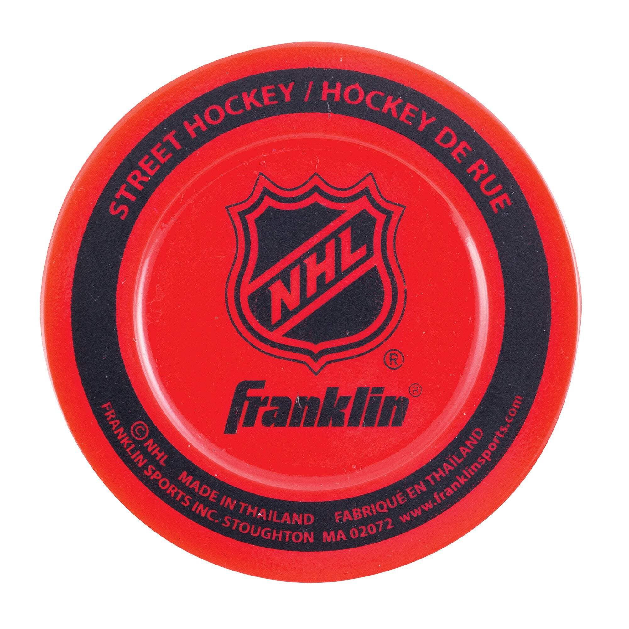 Franklin Sports NHL Street Hockey Extreme Color Low Density Puck Colors ...