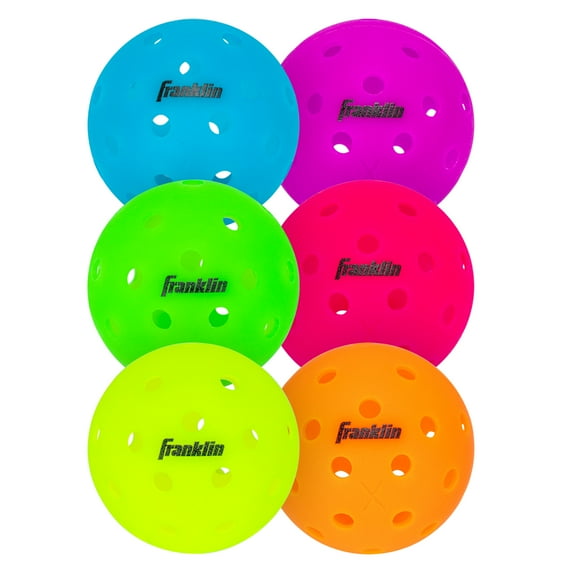 Franklin Sports Neon X-40 Outdoor Pickleballs - USA Pickleball (USAPA ...