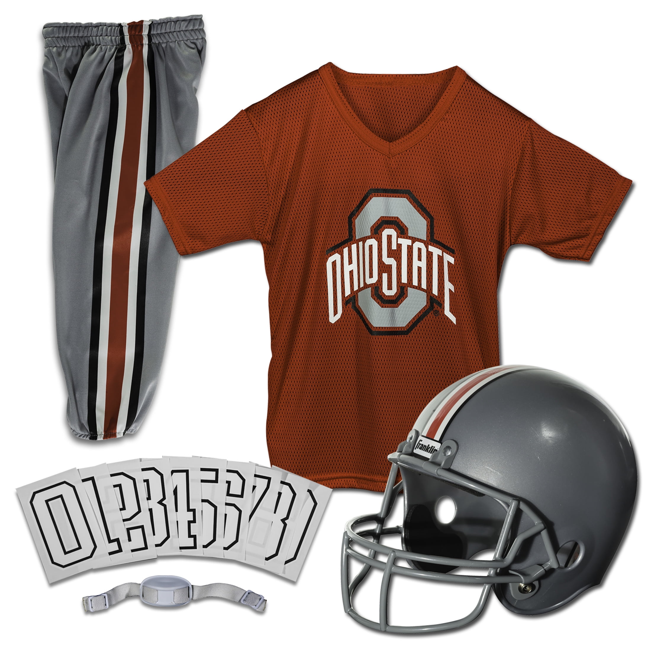 Franklin Sports Ohio State Buckeyes Kids College Football Uniform Set ...