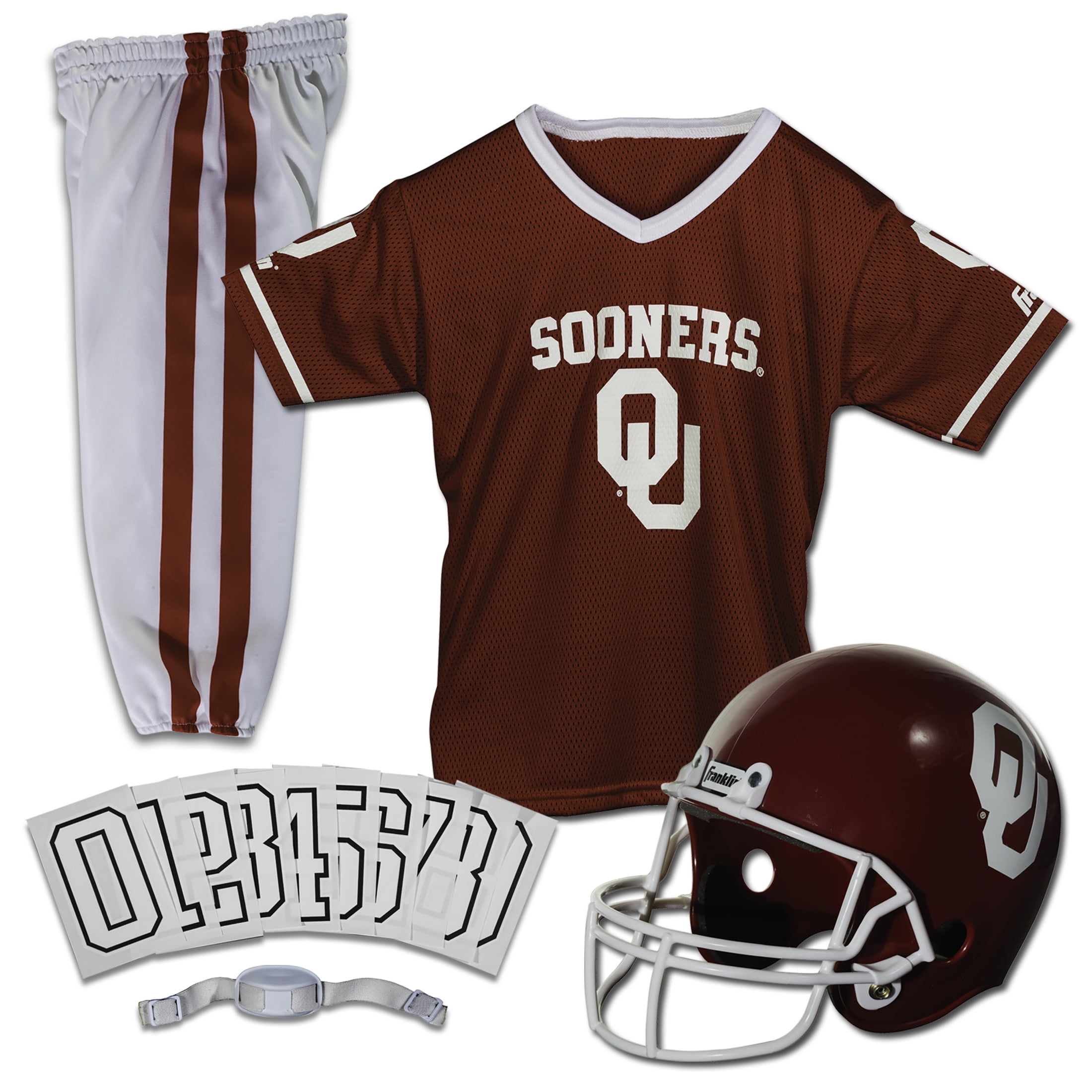 Franklin Sports Oklahoma Sooners Kids College Football Uniform Set ...