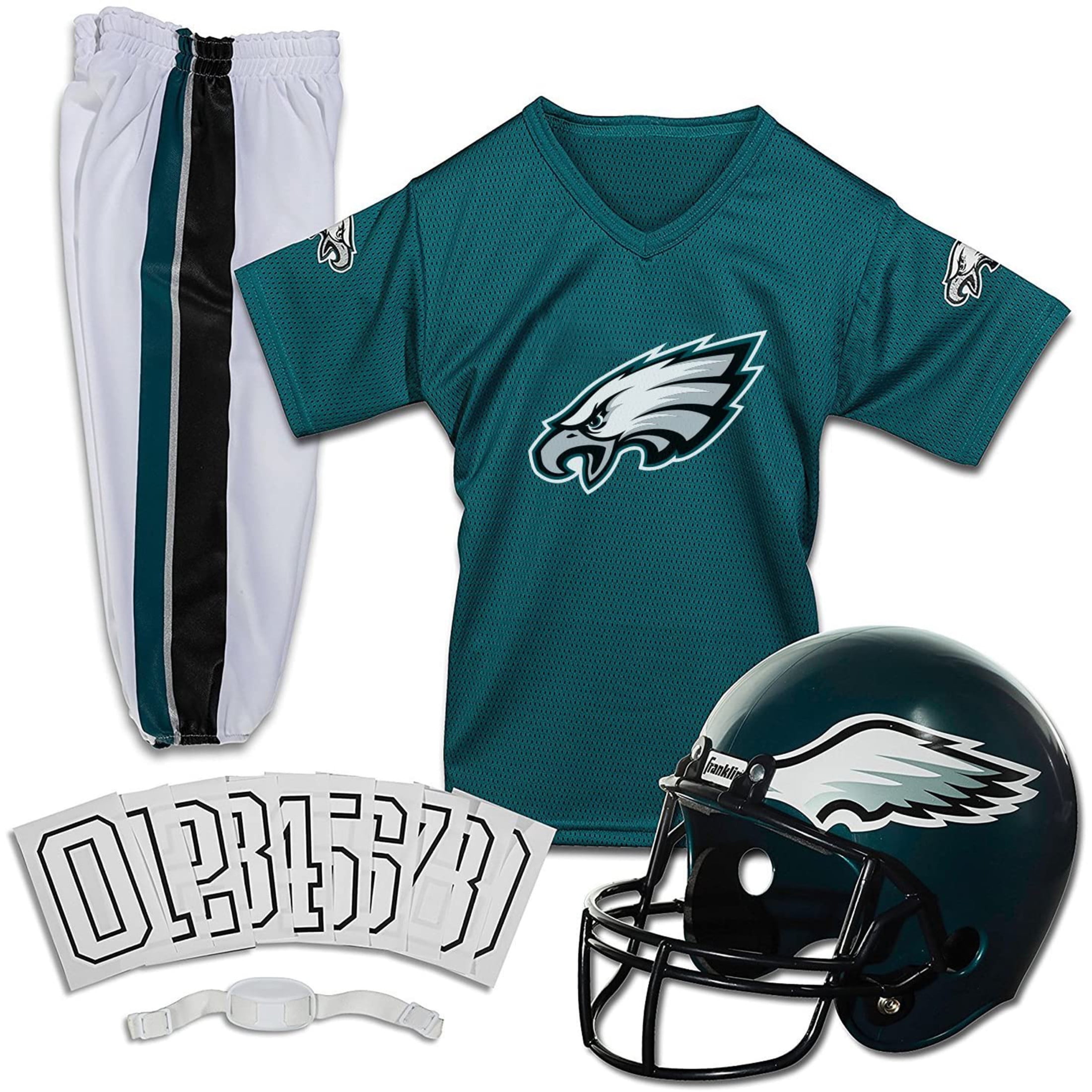 Franklin Sports Philadelphia Eagles Kids NFL Uniform Set - Youth NFL ...