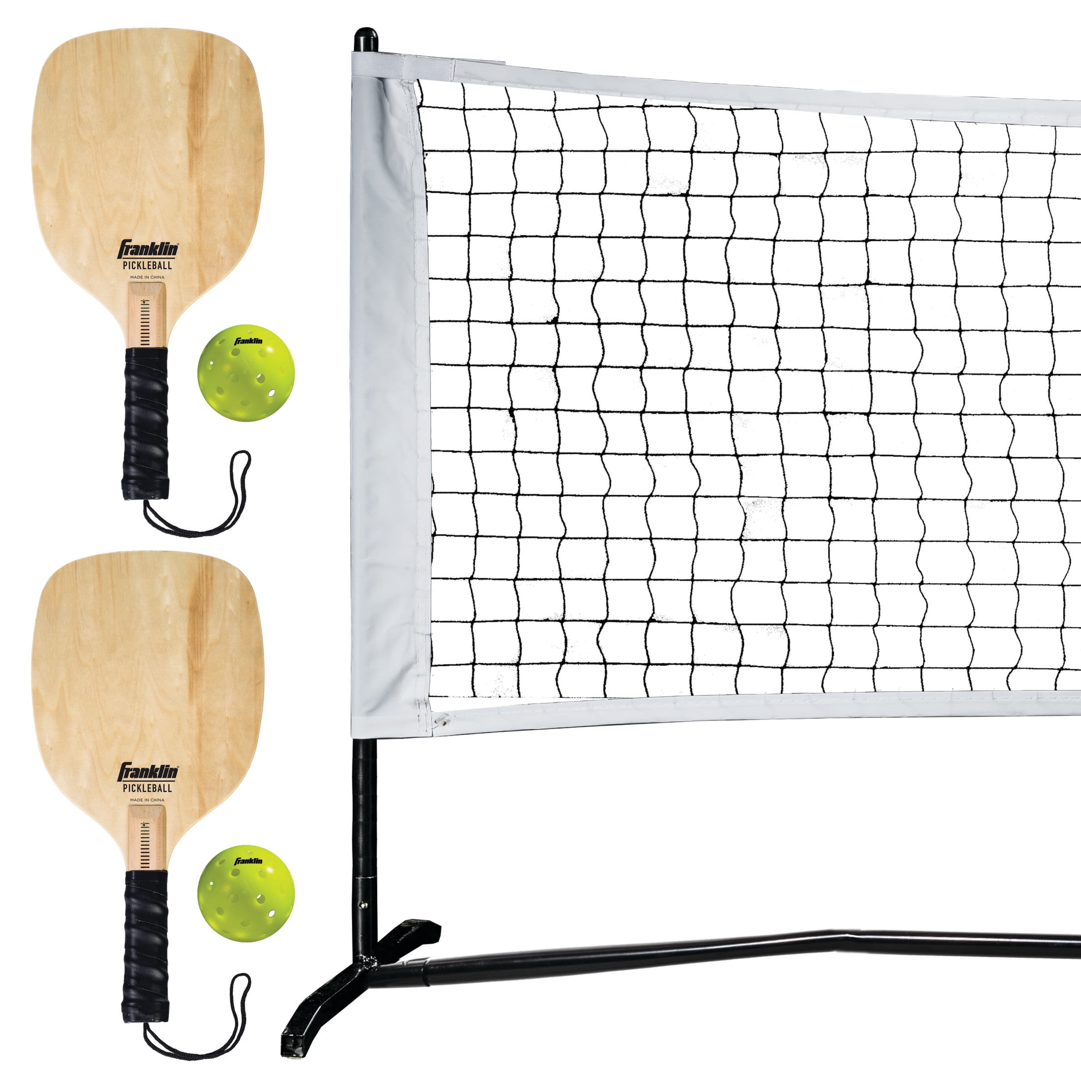 Franklin Sports Outdoor Pickleball Starter Set - US Open Official Set ...