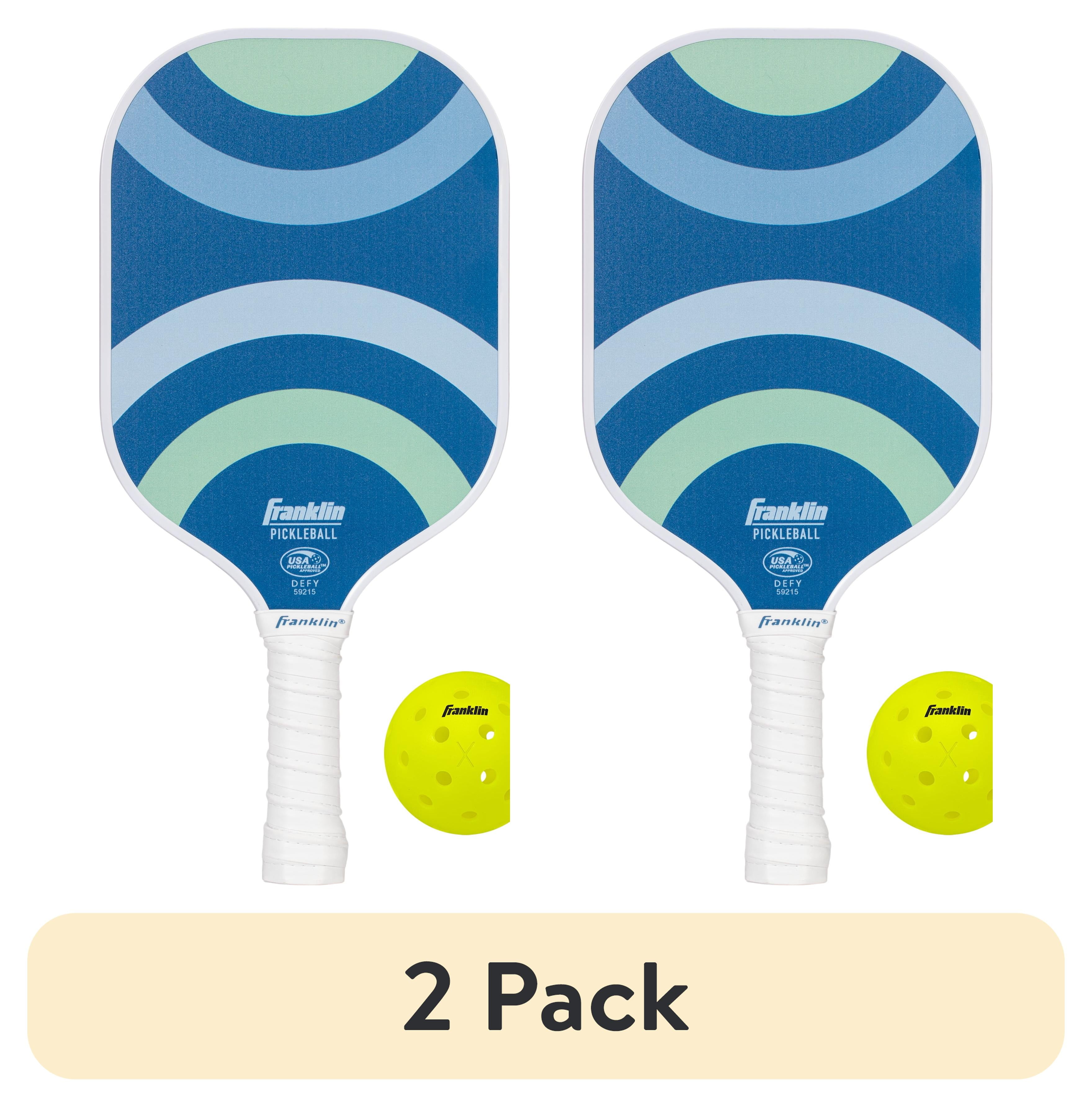 (2 pack) Franklin Sports Polymer Paddle and Ball Set - (2) Fiberglass ...