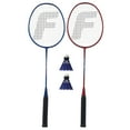 Franklin Sports Red, White and Blue 2 Player Badminton Racket Set ...