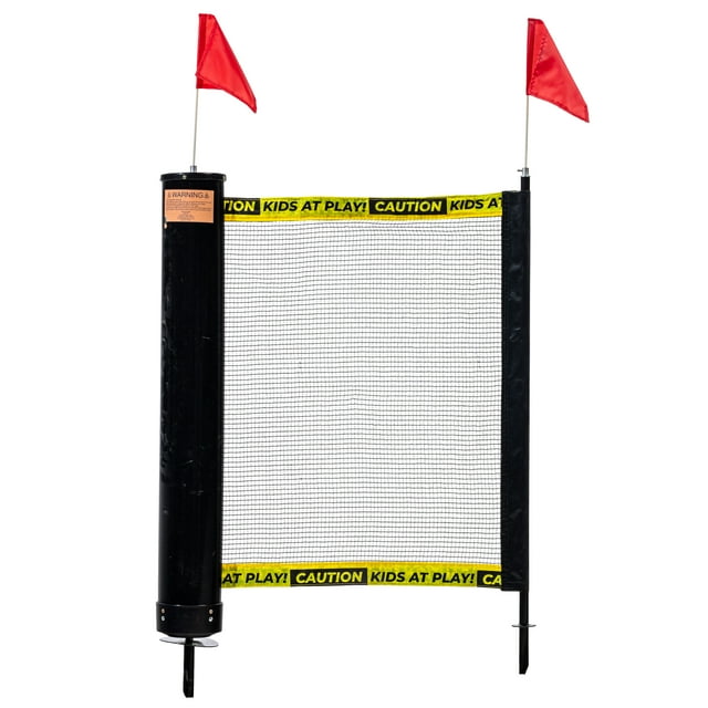 Franklin Sports Retractable Driveway Barrier – Visual Safety Barrier ...