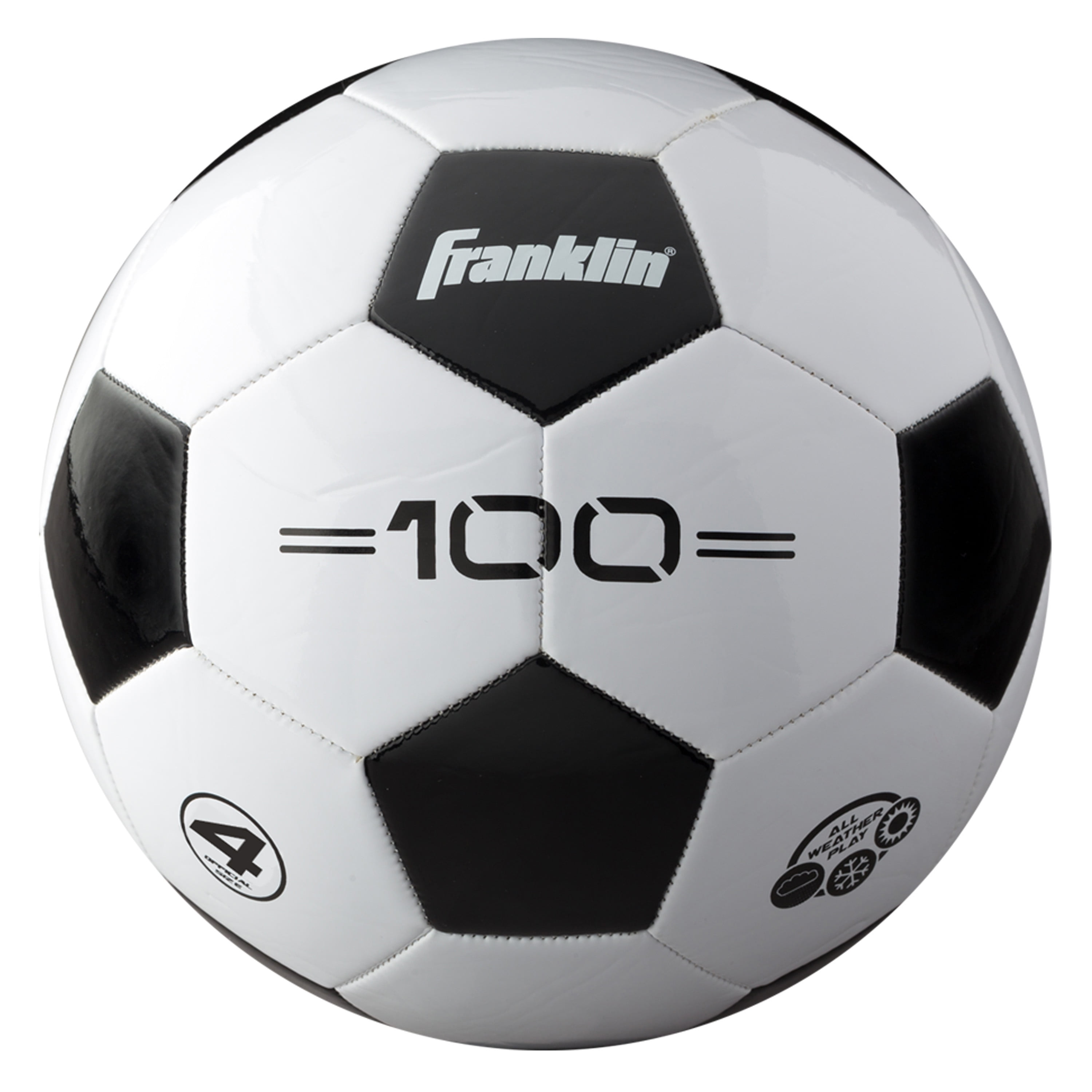 Franklin Sports, Soccer Ball, Size 4, Youth League, All Weather Play ...