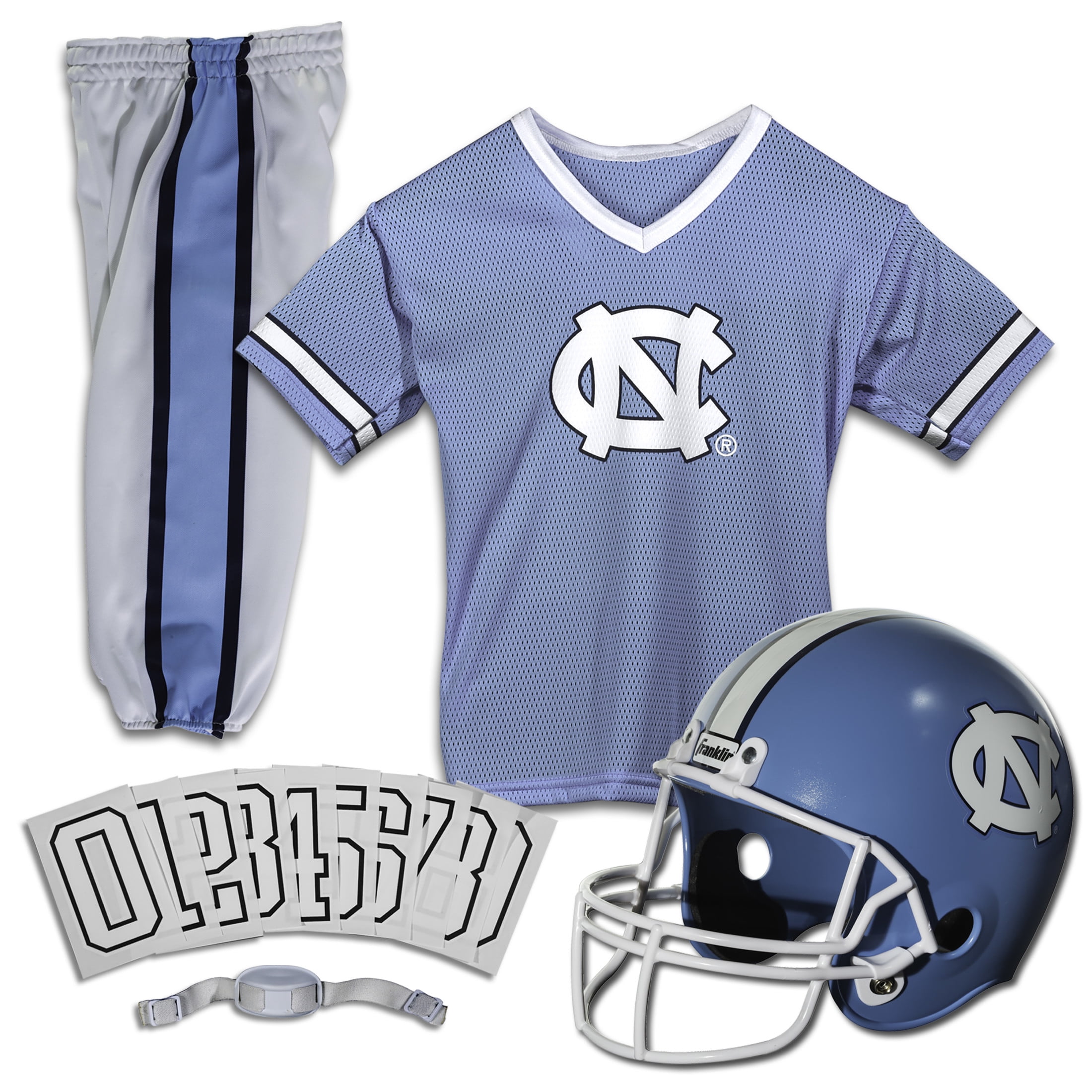 Franklin Sports UNC Tarheels Kids College Football Uniform Set - Youth ...