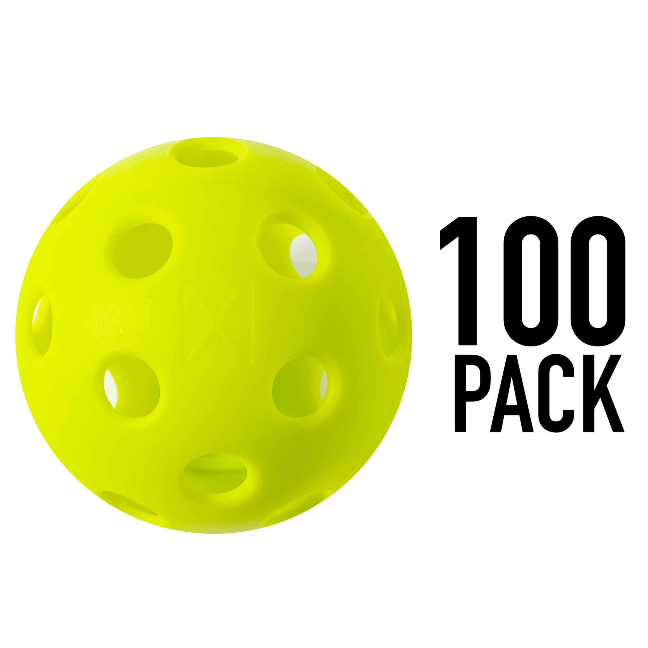 Franklin Sports X-26 Official Indoor Pickleballs - Bulk 100 Pack ...