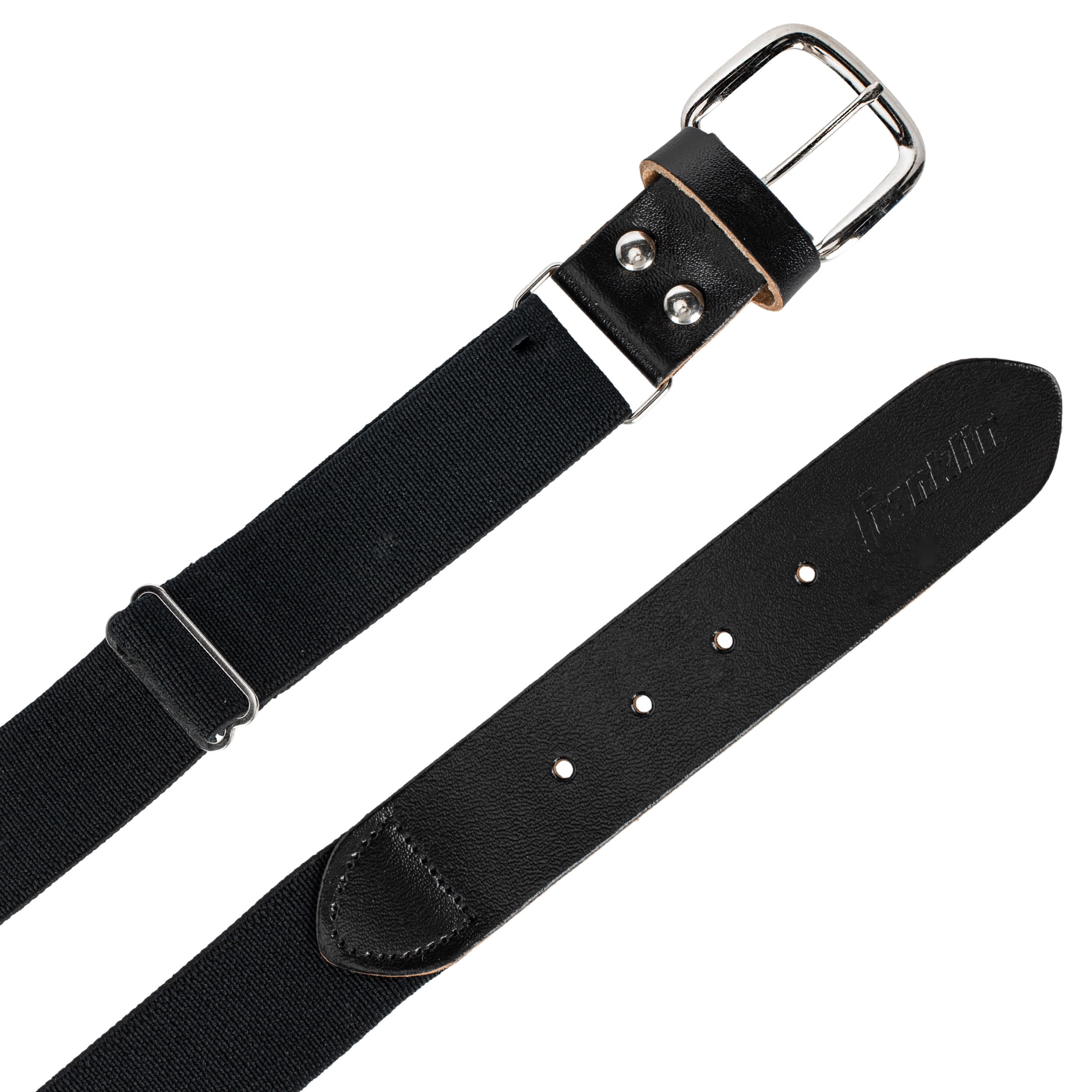 Franklin Sports MLB Baseball Belt Easy Clean Boys Baseball Belts Black ...