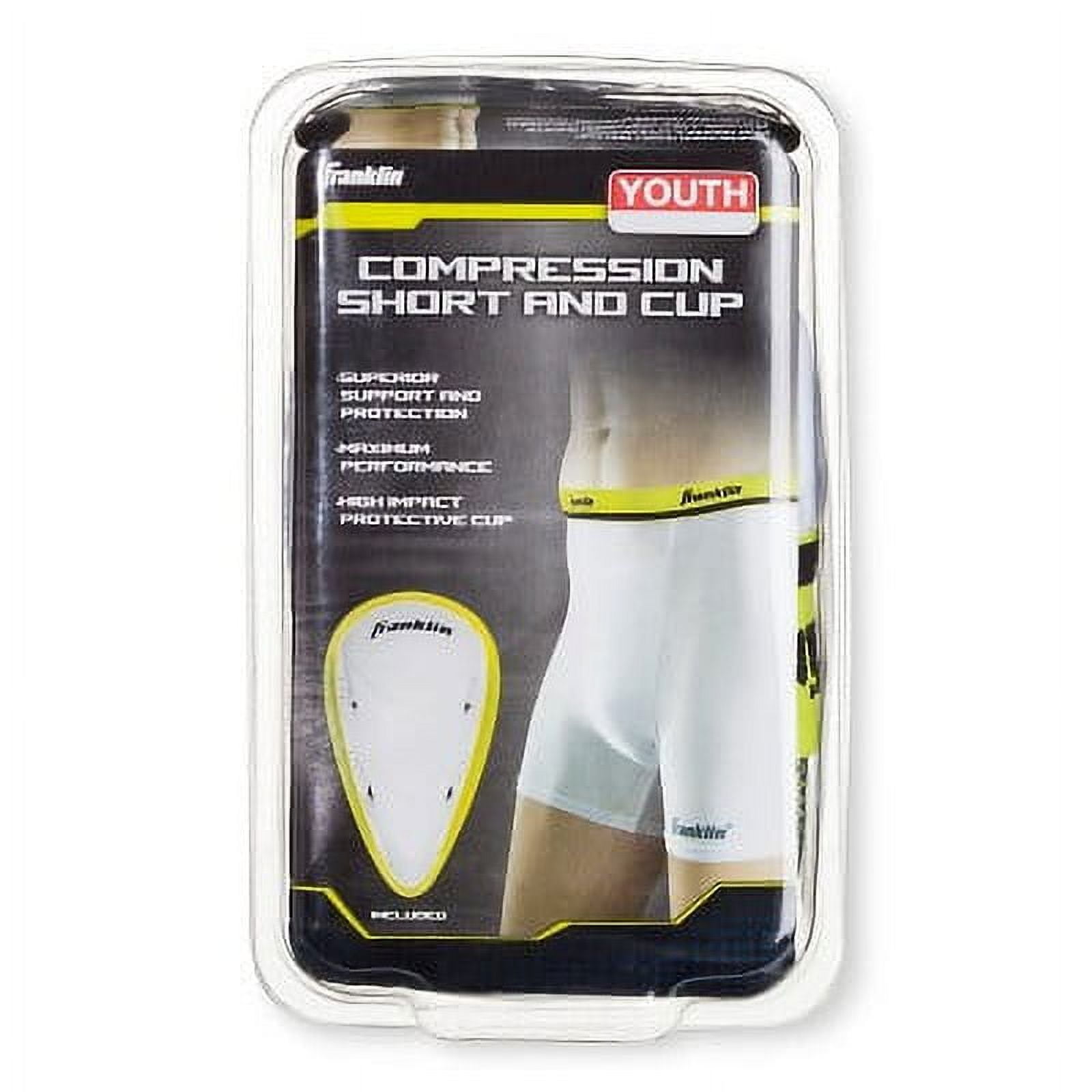 Franklin Sports Youth Compression Short with Cup - L/XL - Walmart.com
