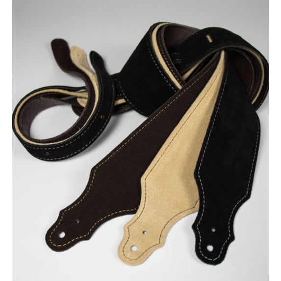 Franklin Strap - 3'' Suede with man made backing - Guitar Strap ...