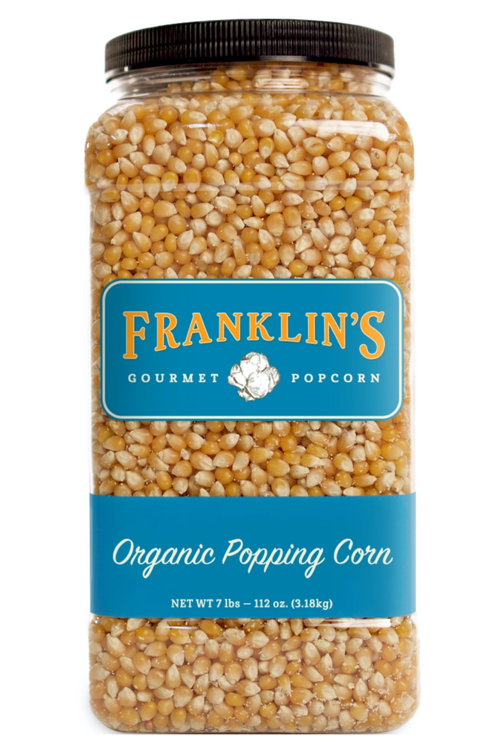 Franklin’s Popcorn Gourmet Organic Popping Kernels, 7 lbs - Walmart.com