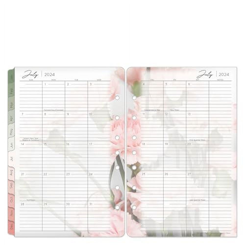 FranklinCovey - Blooms Two Page Per Day Ring-Bound Planner (Classic ...
