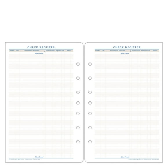 Transaction Registers