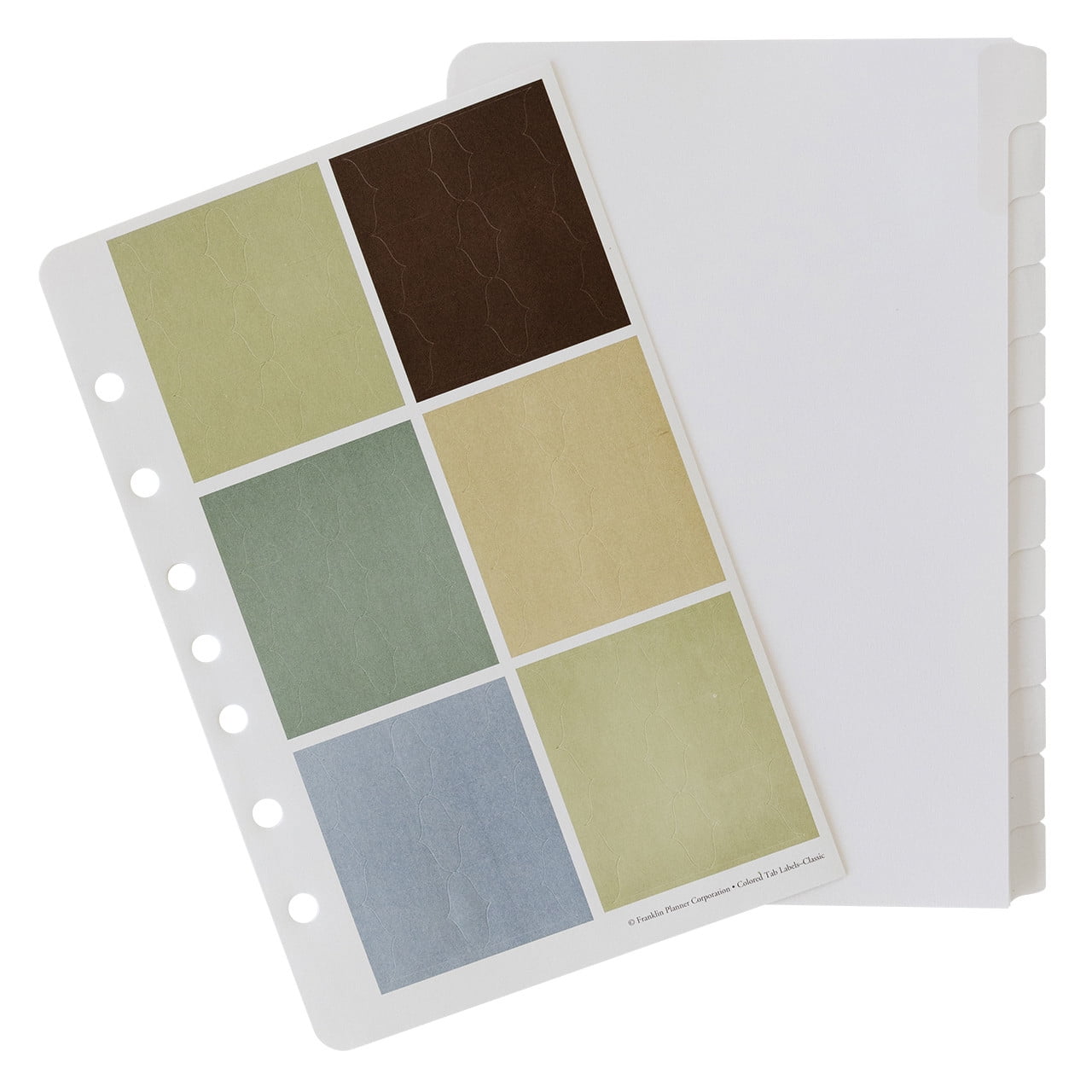 FranklinCovey Color Tabs (Classic Size) - Walmart.com