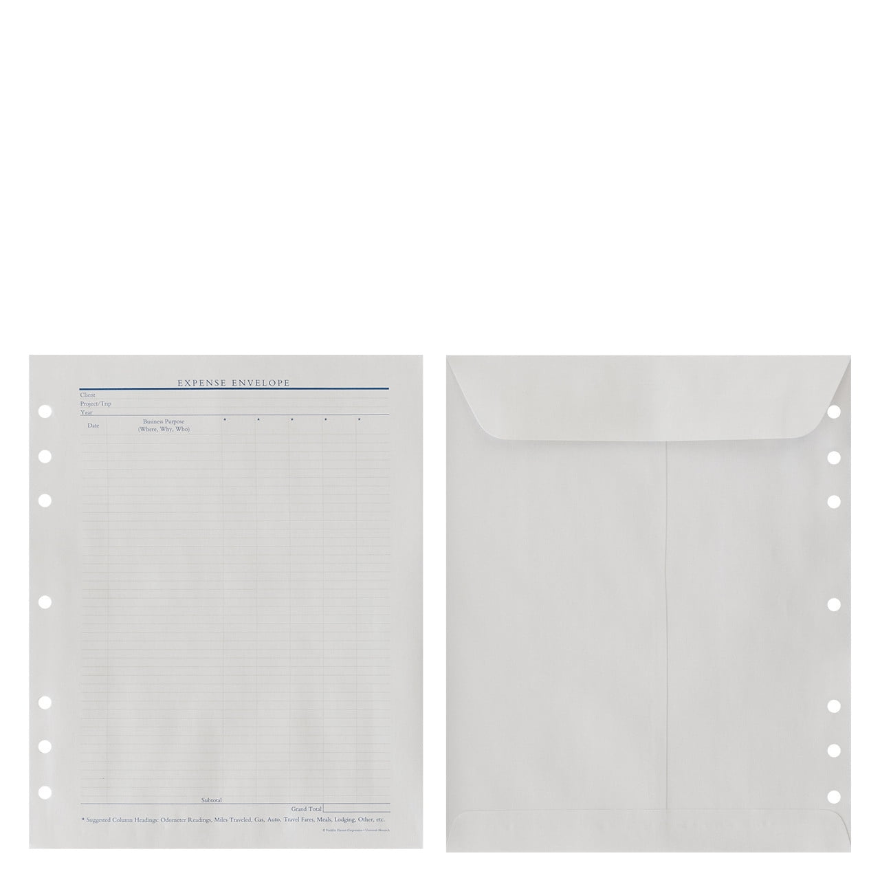 FranklinCovey Expense Envelopes (Monarch Size) - Walmart.com