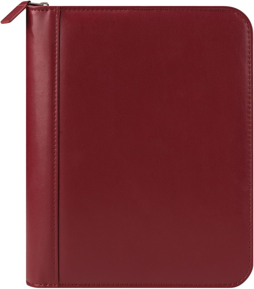 FranklinCovey - FC Signature Binder - Leather - Zipper Binder for ...