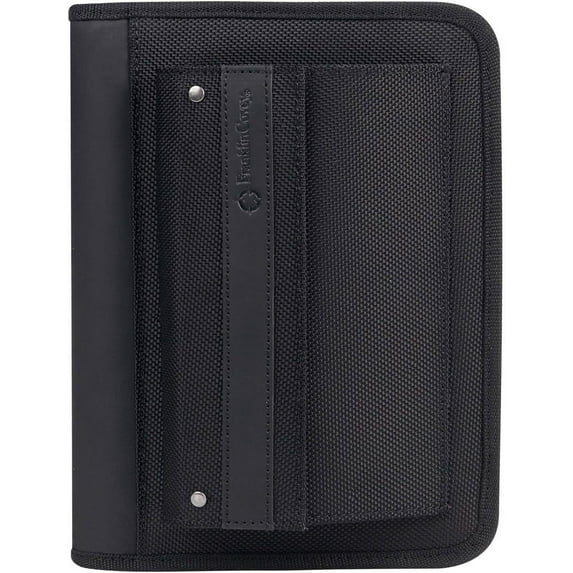 FranklinCovey - Friday Binder - Nylon Zipper Binder (Compact, Black ...