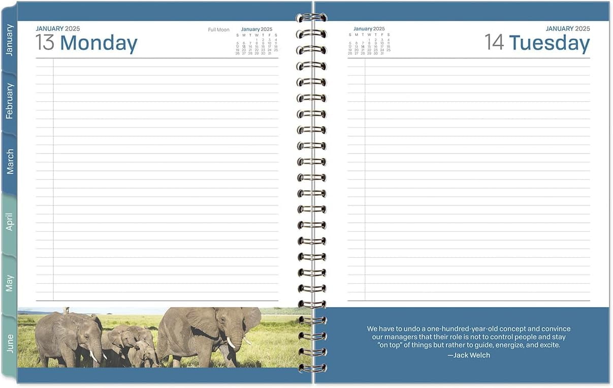 FranklinCovey - Leadership Six Month Wire-Bound Planning Notebook ...