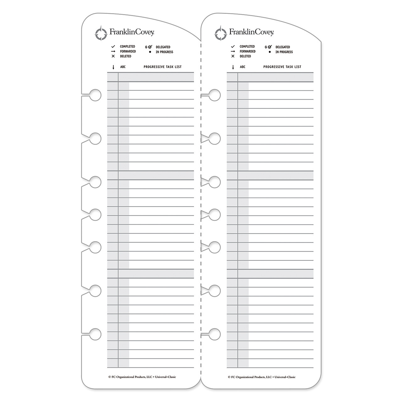 FranklinCovey Progressive Task List Classic Size Walmart FranklinCovey Progressive Task List Classic Size Walmart