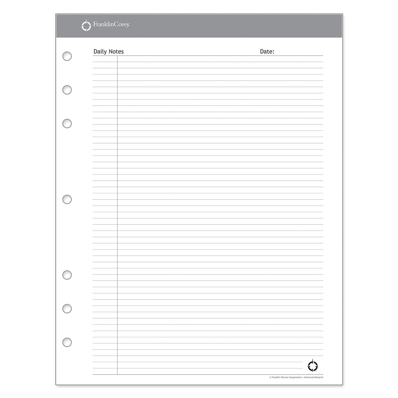 FranklinCovey Universal Portfolio Notepads (Monarch Size) - Walmart.com