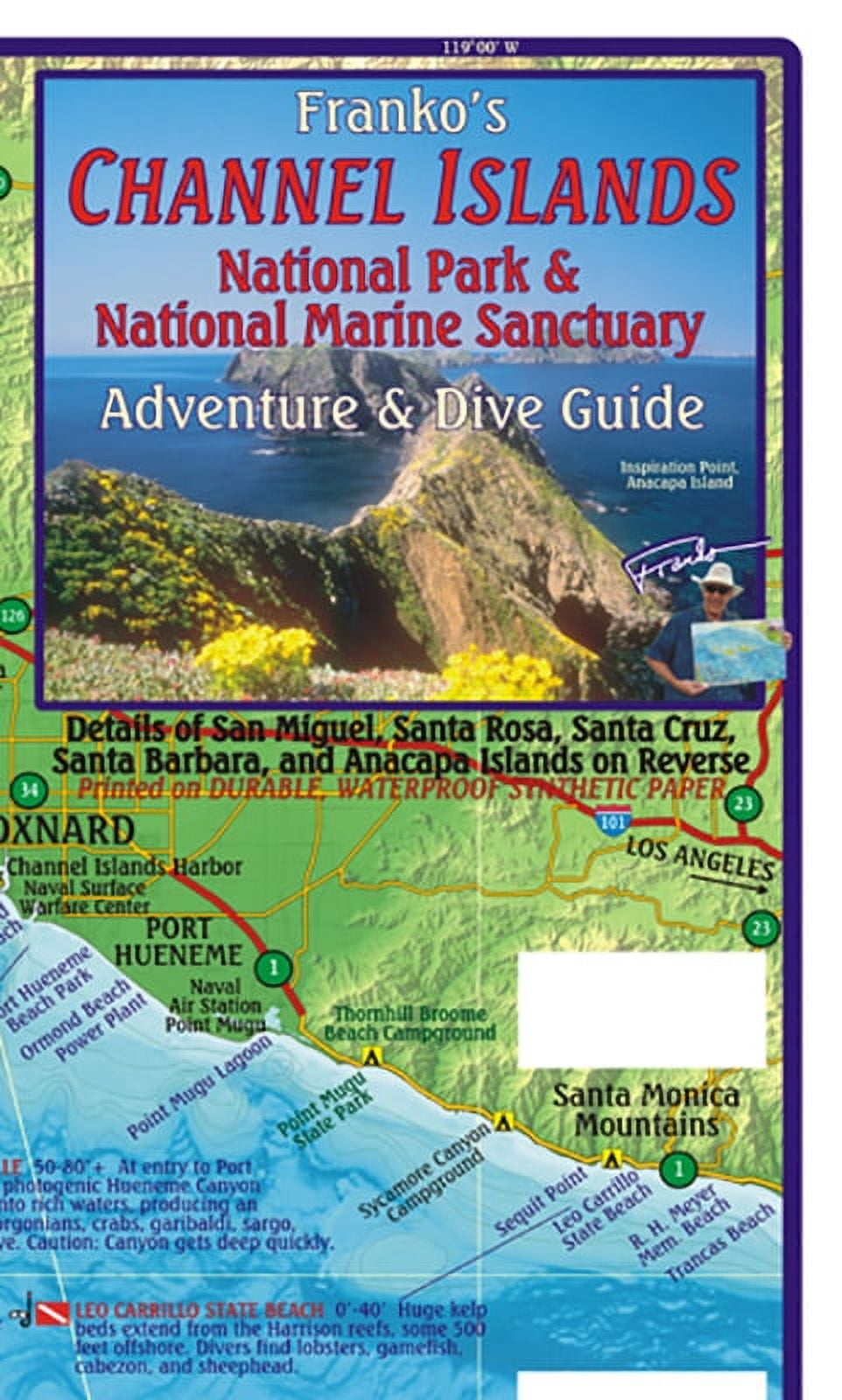 Franko Maps - Channel Islands National Park, Marine Sanctuary Map ...