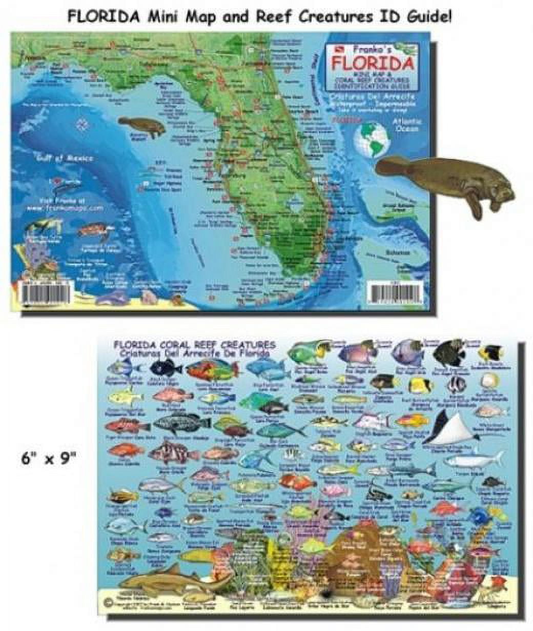 Franko Maps - Florida Reef Fish ID - Walmart.com