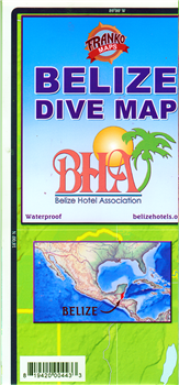 Franko's Belize Dive Map - Walmart.com