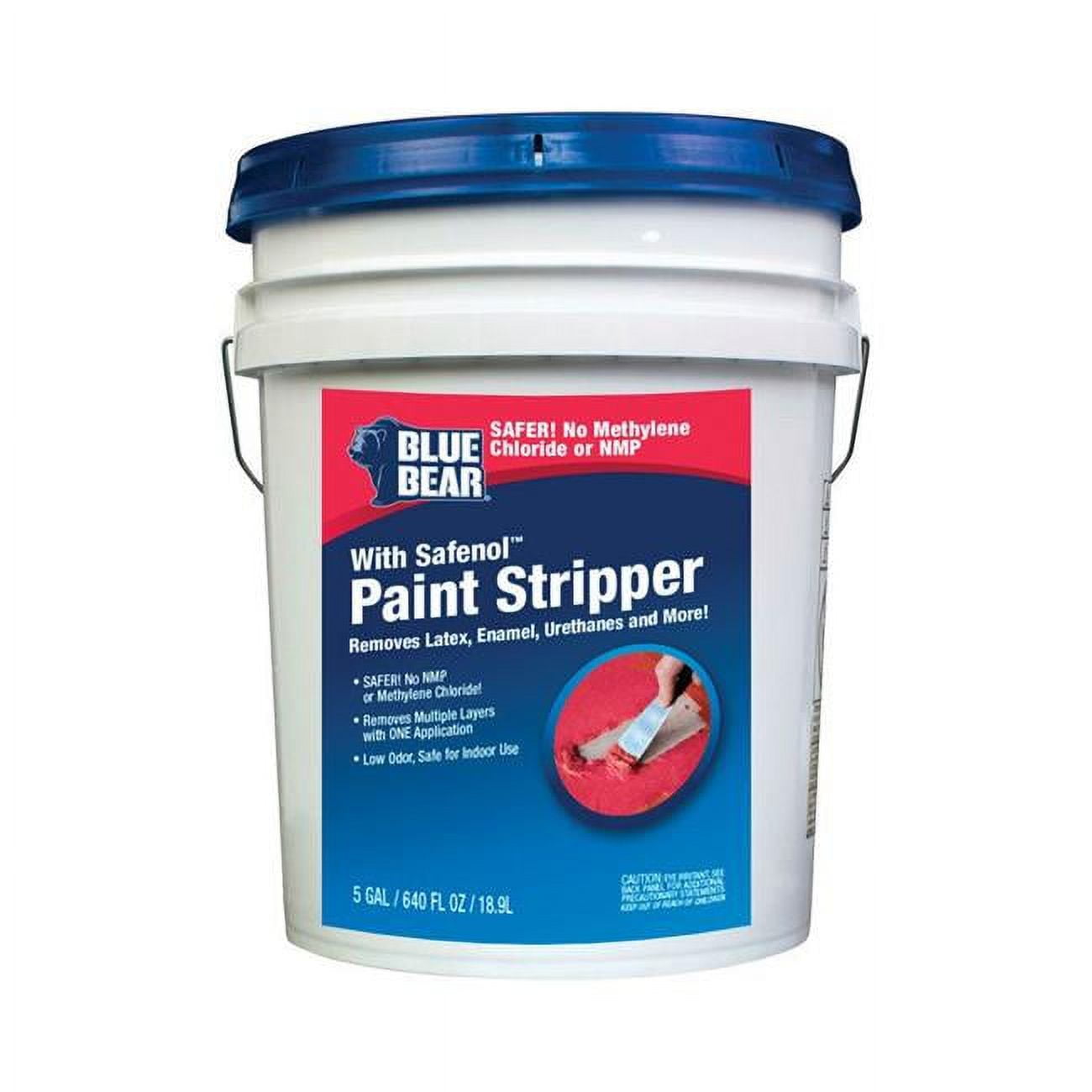 Blue Bear Safenol Paint and Varnish Remover Stripper, 5 gal - Walmart.com