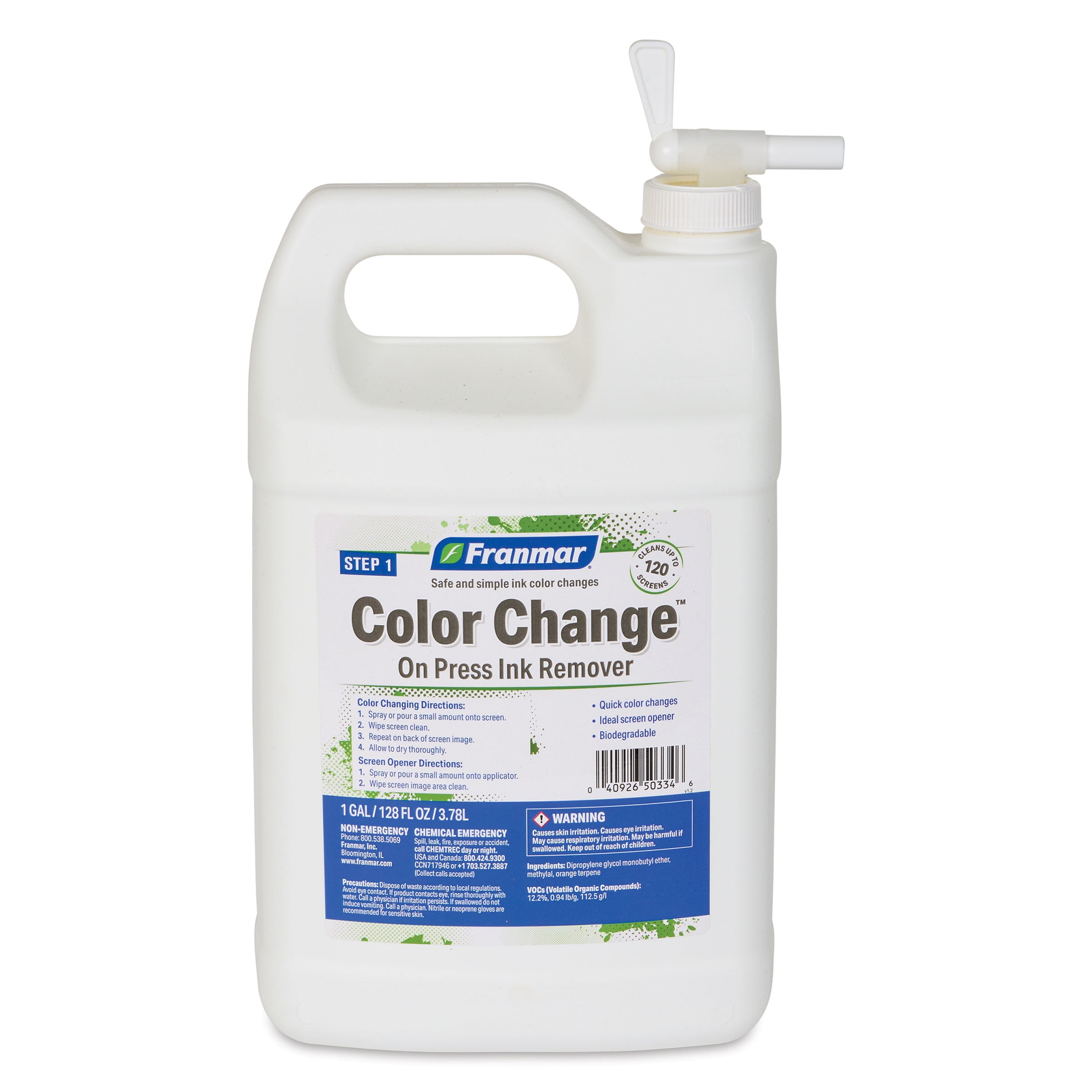 Franmar Color Change On Press Ink Remover - Gallon Australia | Ubuy