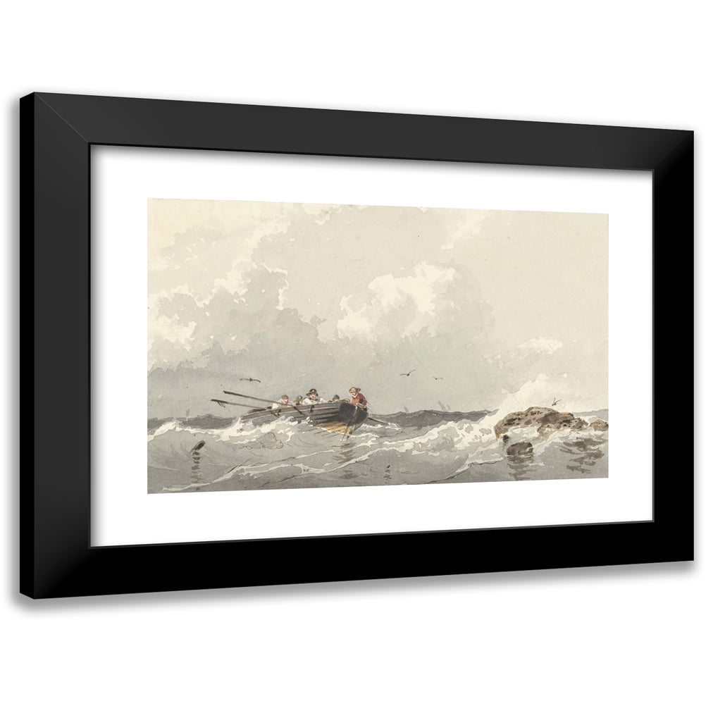 Frans Arnold Breuhaus de Groot 24x17 Black Modern Framed Museum Art ...