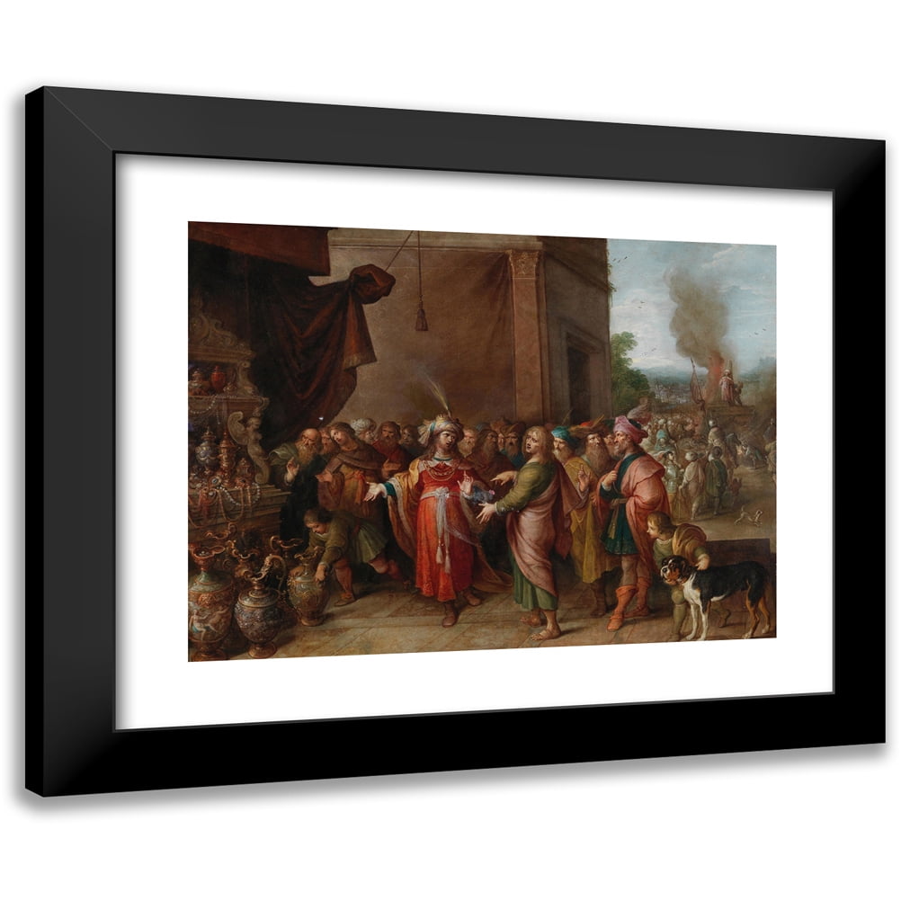 Frans Francken the Younger 14x11 Black Modern Framed Museum Art Print ...