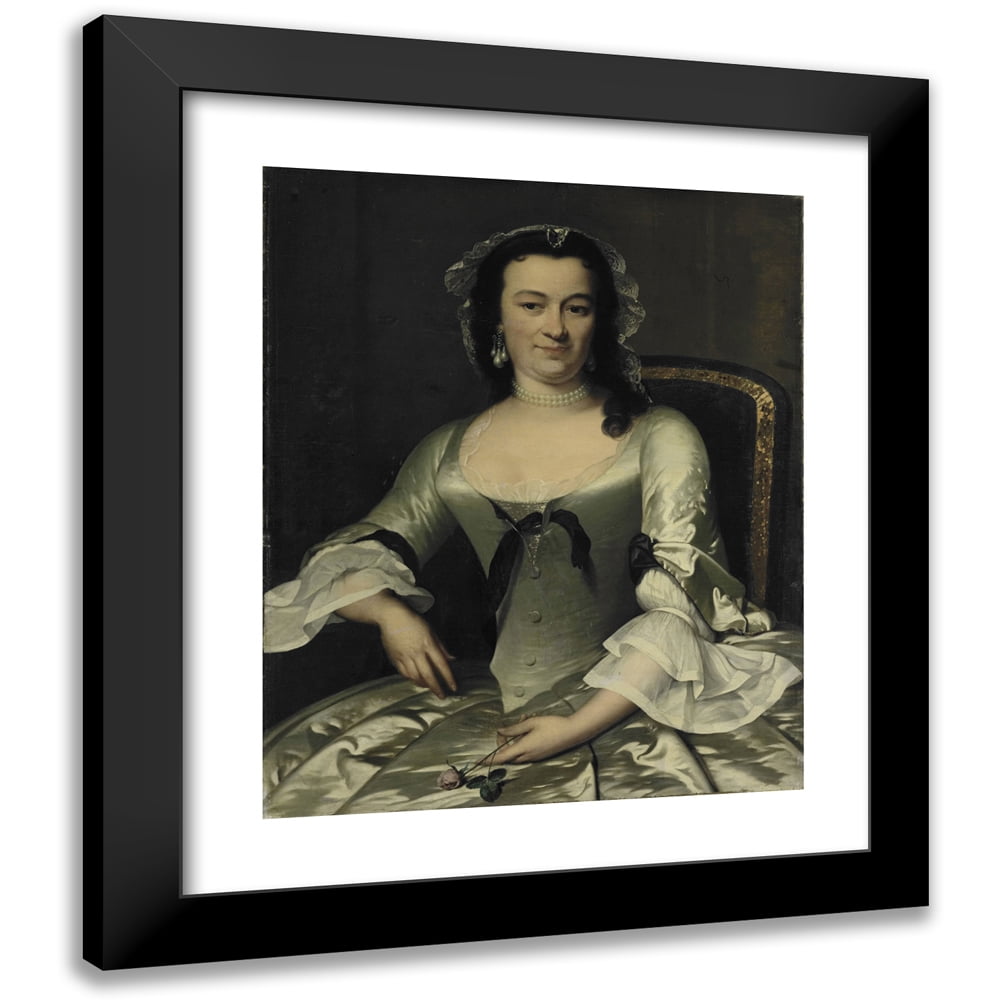 Frans van der Mijn 12x14 Black Modern Framed Museum Art Print Titled ...