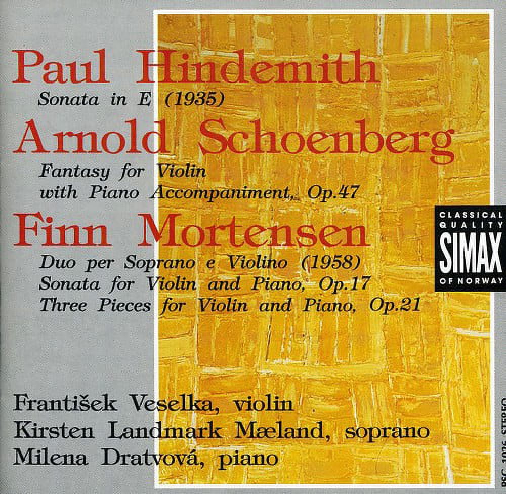 Frantisek Veselka - Sonata in E Major / Fantasy / Duo Violin Sonata ...