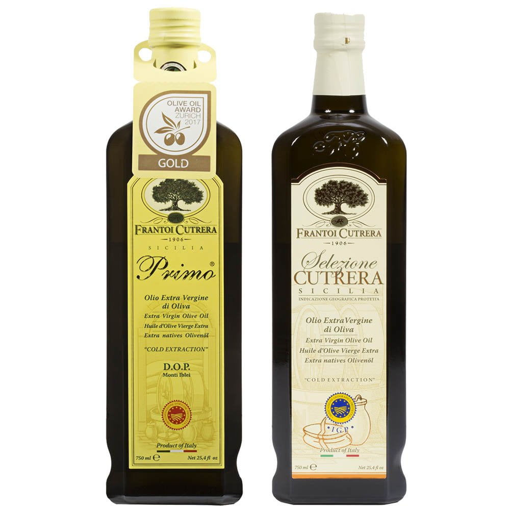 Frantoi Cutrera - Primo & Selezione Extra Virgin Olive Oil Set of 2 ...
