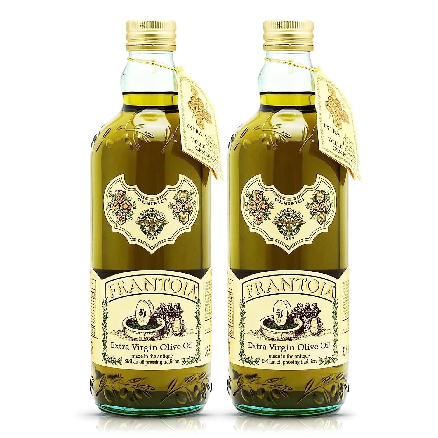 Frantoia Extra Virgin Olive Oil from Italy - Fruity, Unfiltered, Cold ...