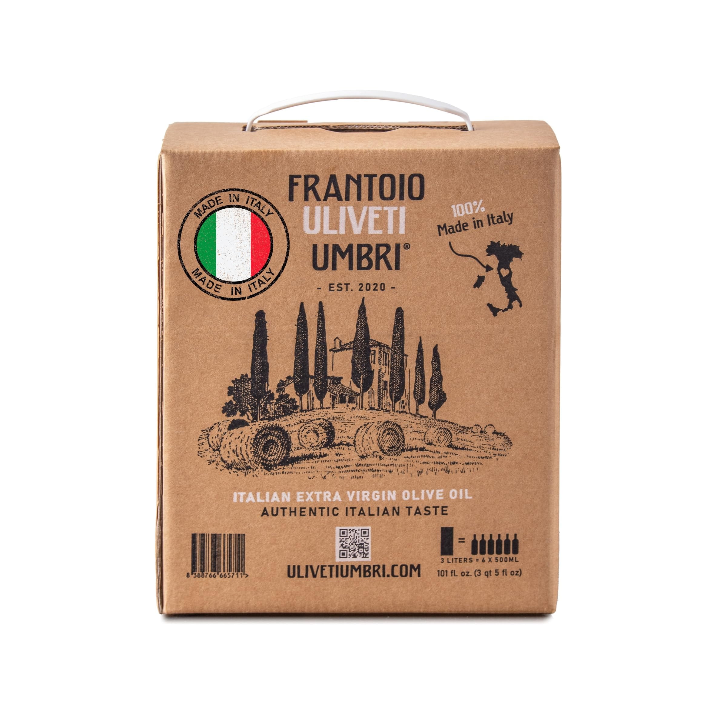Frantoio Uliveti Umbri Bag DEF29 in Box Olive Oil | Authentic Italian ...