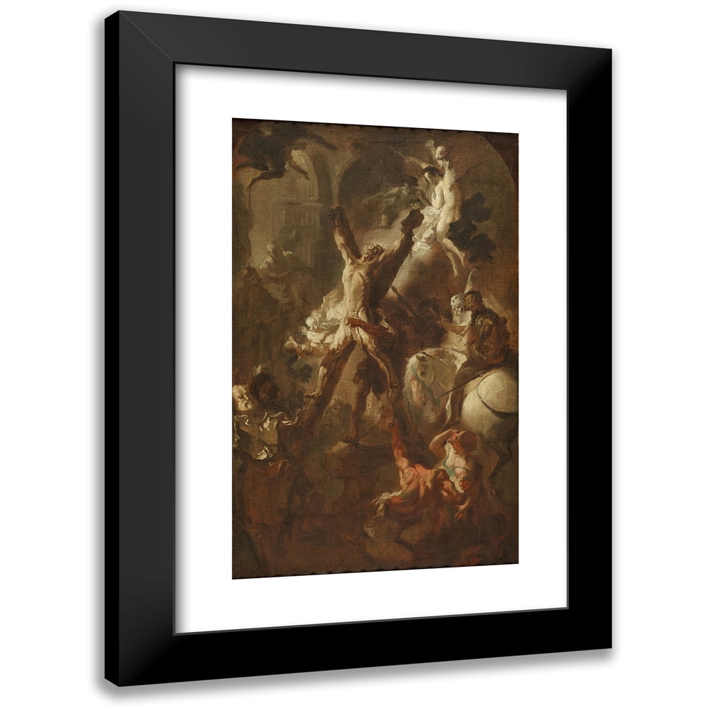 Franz Anton Maulbertsch 10x14 Black Modern Framed Museum Art Print ...