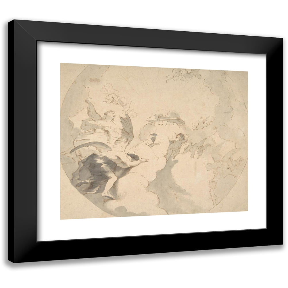 Franz Anton Maulbertsch 17x15 Black Modern Framed Museum Art Print ...