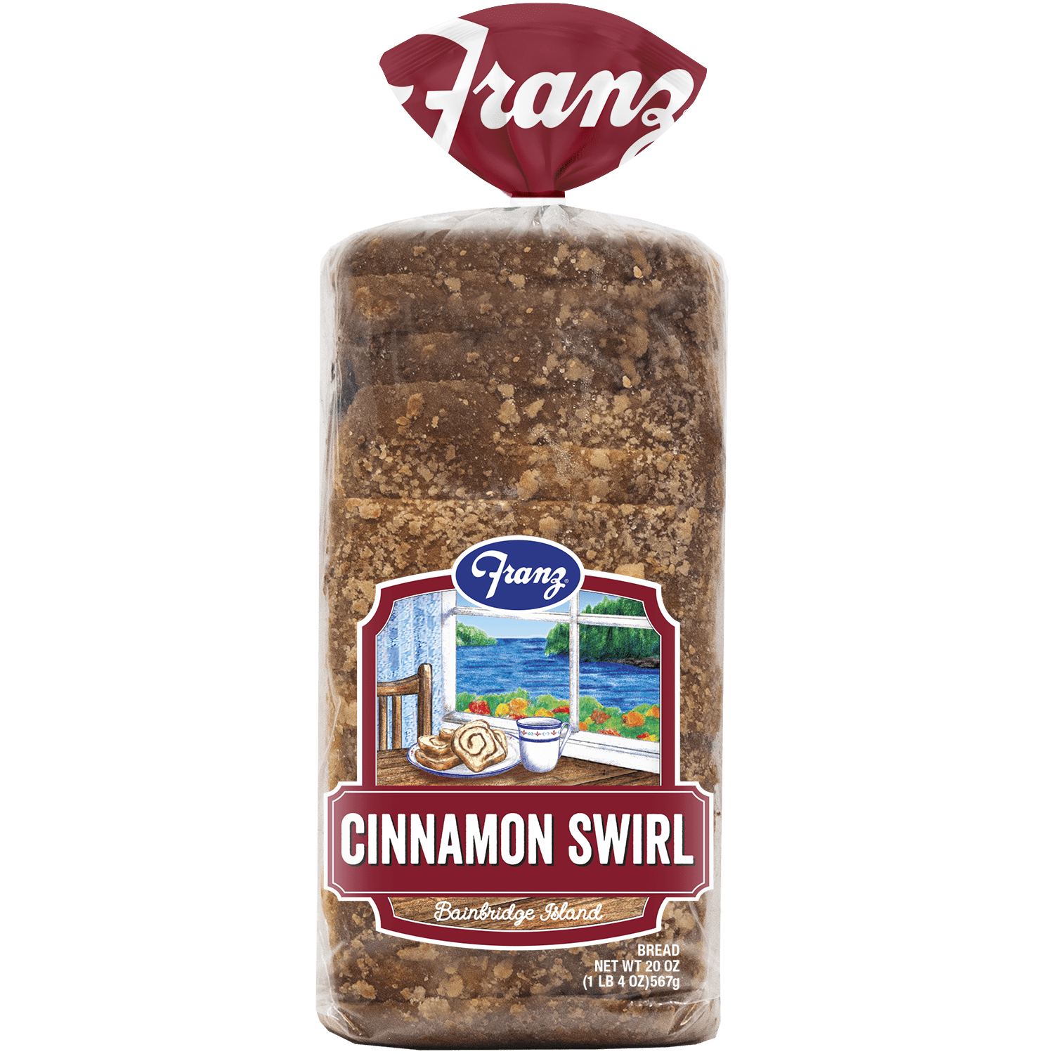 Franz Bainbridge Island Cinnamon Swirl Bread, 20 oz, 15 Slices ...