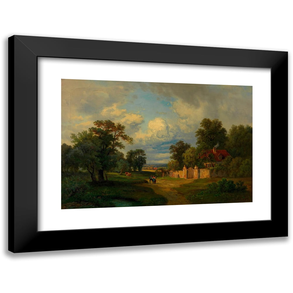Franz Barbarini 18x14 Black Modern Framed Museum Art Print Titled ...
