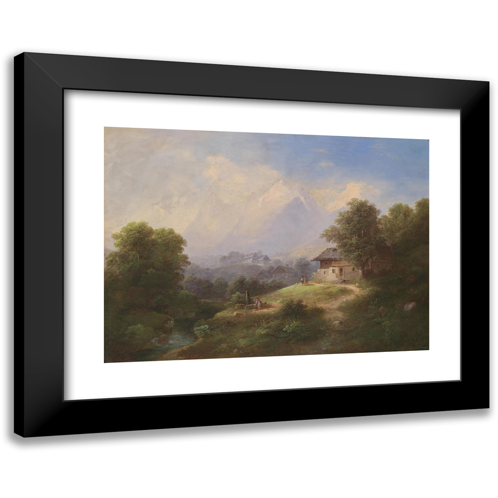 Franz Barbarini 18x14 Black Modern Framed Museum Art Print Titled ...