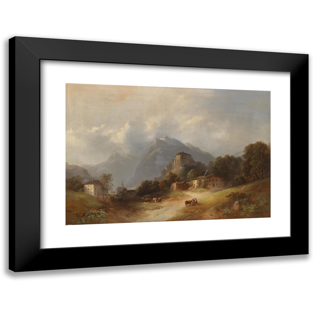 Franz Barbarini 18x14 Black Modern Framed Museum Art Print Titled ...