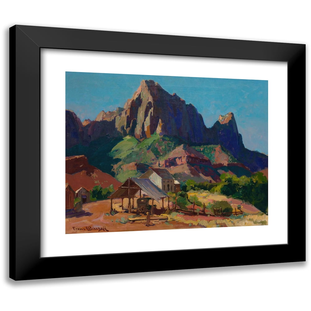 Franz Bischoff 24x20 Black Modern Framed Museum Art Print Titled - The ...
