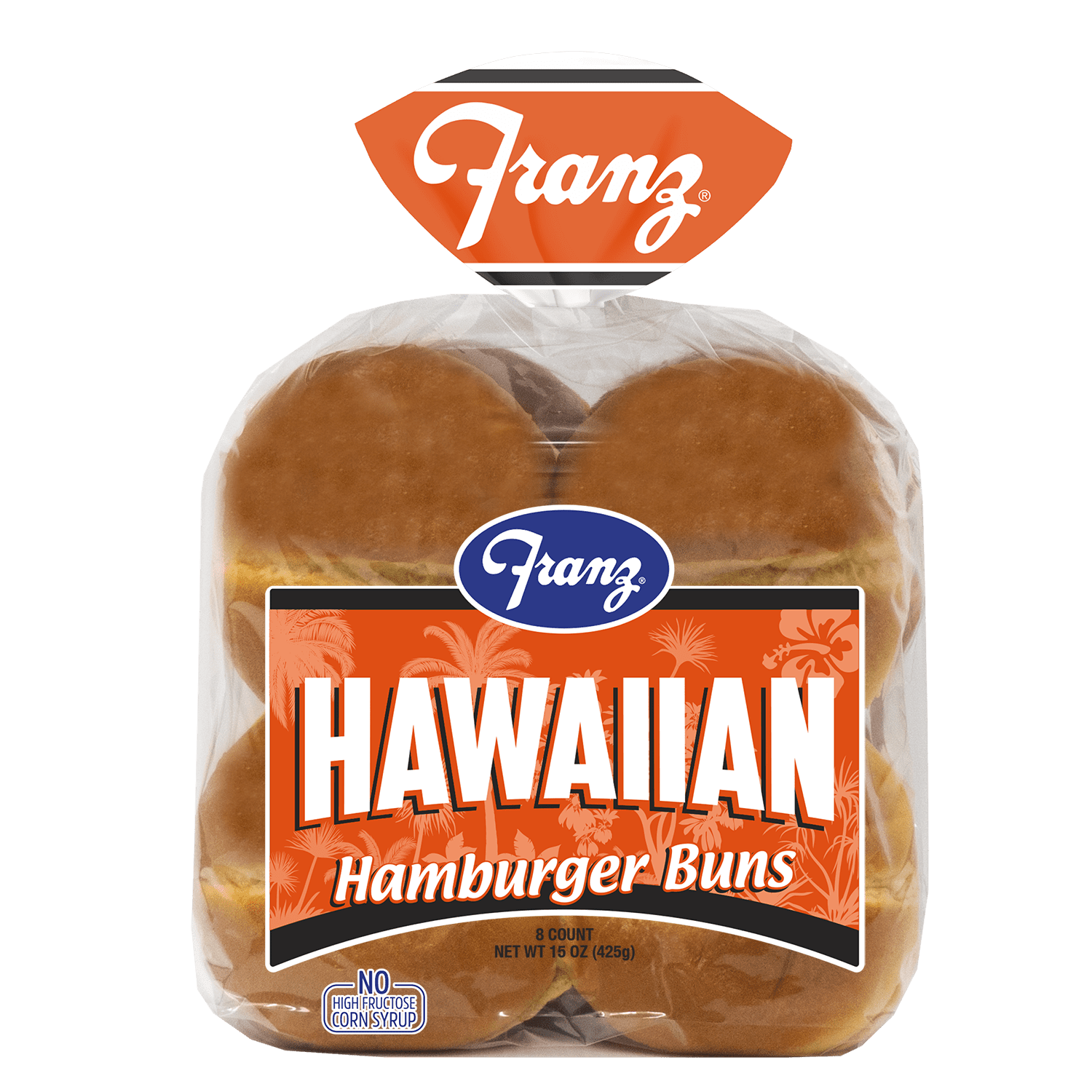 Franz Hawaiian Hamburger Buns, 8 Count - Walmart.com