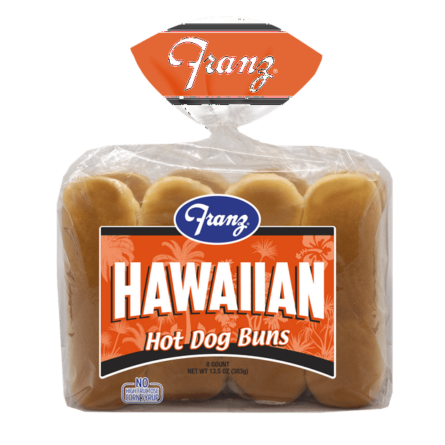 Franz Hawaiian Hot Dog Buns, 8 Count - Walmart.com