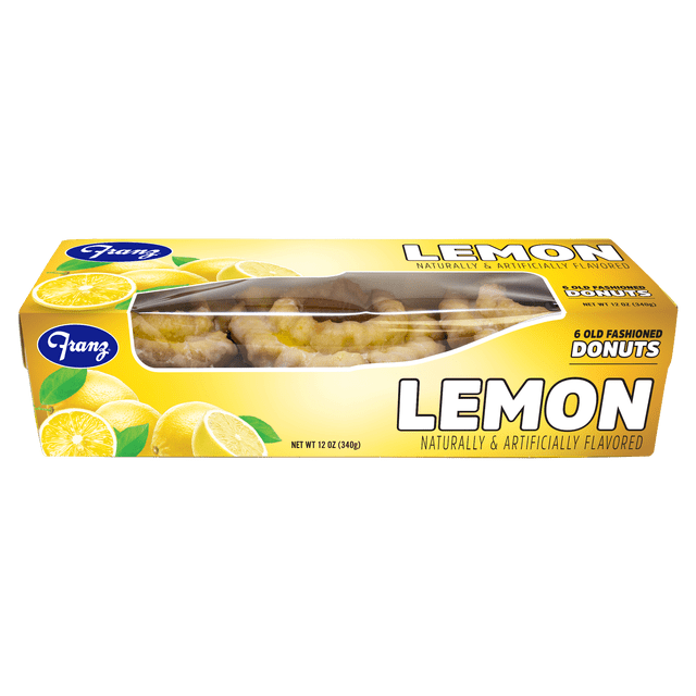 Franz Lemon Old Fashion Donuts, 12 oz, 6 Count - Walmart.com