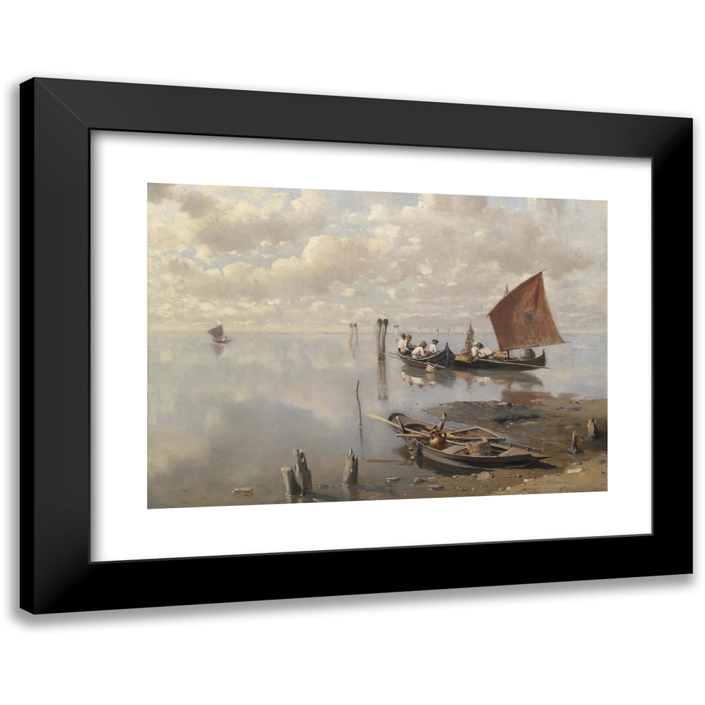 Franz Leo Ruben 18x14 Black Modern Framed Museum Art Print Titled ...